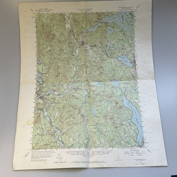 Other | Vintage 1956 Geographical Survey Topographical Map Holderness ...